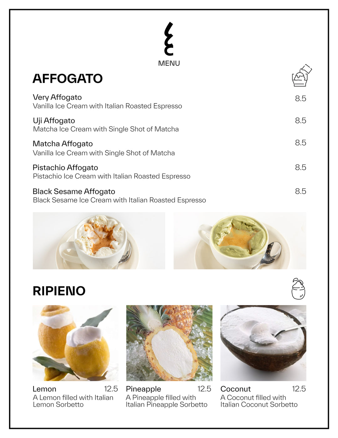 Menu 2 – Lucky Lucky Cafe